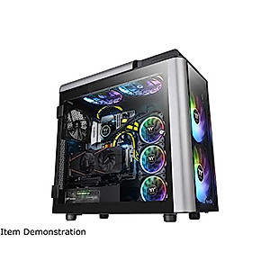 Thermaltake Level 20 GT Motherboard Sync ARGB E-ATX Full Tower Gaming Computer Case with 2 200mm ARGB 5V Motherboard Sync RGB Fans + 140mm Black Rear Fan Pre-Installed CA-1K9-00F1WN-02