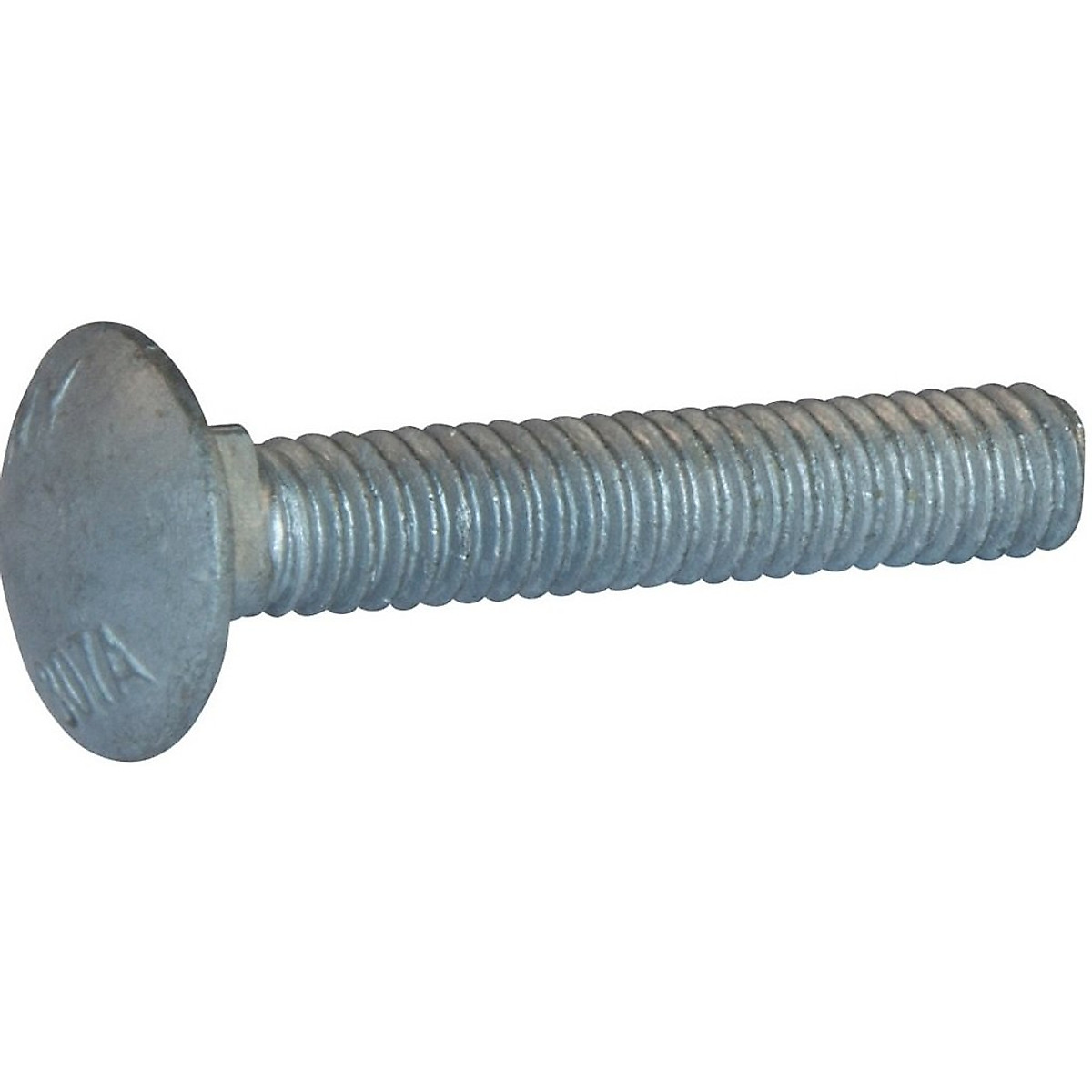 Small Parts FSC3812CBG Round Low-Strength Square-Neck Carriage Bolt, Steel, Hex, 3/8"-16" Thread Size, 12" Long (Pack of 5)