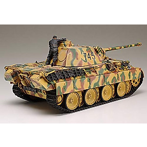TAMIYA Models Pz.Kpfw Panther Ausf. D Military Vehicle Building Kit (Sd.Kfz.171)