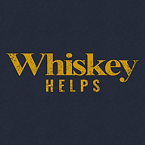 Grunt Style Whiskey Helps Men's T-Shirt (Midnight Navy, XXXLarge)