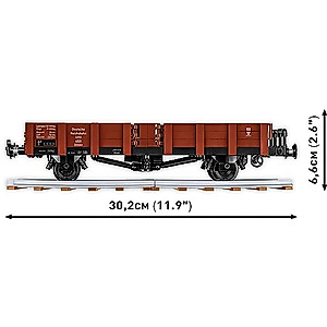 COBI Historical Collection WWII Güterwagen Type Ommr 32 "LINZ Locomotive