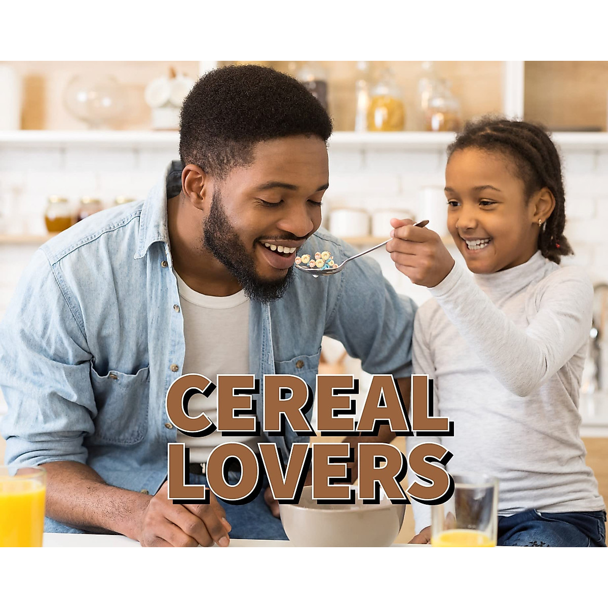 Weenca Practical Gifts for Dad, Laser Engraved Spoon Cereal Killer, Emotional Dad Gifts, Fun Cereal Spoon Dad Gifts Who Has Everything