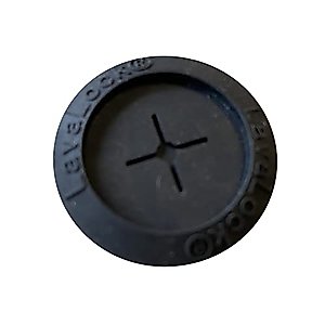 LavaLock® Black Temp Probe Grommet - BBQ Smoker Thermo Probe Port Pass Though for 1 in OR 1.25 in. Hole (Fits 1 Inch Hole)
