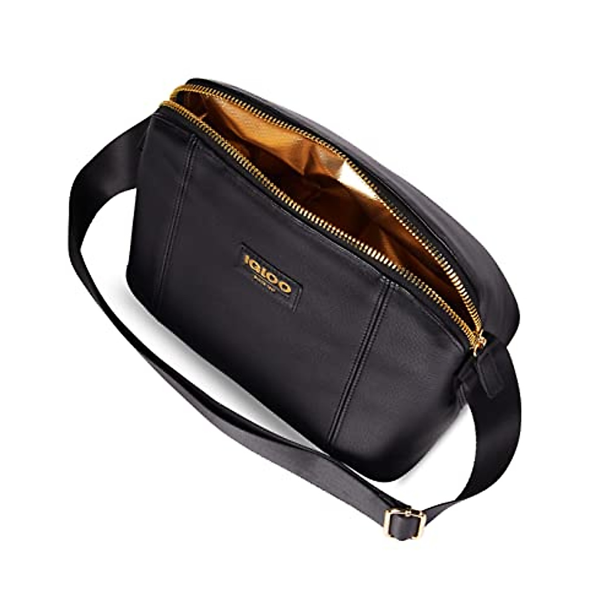 Igloo Black Premium Luxe Crossbody Softsided Bag