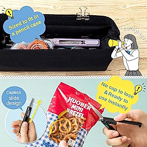 SUN-STAR Slarino Travel Ready Compact Scissors - Pocket Sized & Portable, Light Green S3720012 (Authentic Hologram for US and EU Only)