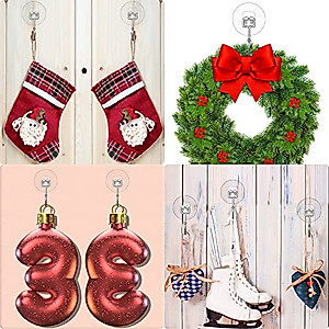 NetCan Adhesive Hooks for Hanging, 22 lbs Heavy Duty Self Adhesive Wall Hooks(Large Size), Sticky Wall Hangers Without Nails for Ceiling Bathroom Kitchen Door(12 Pack)