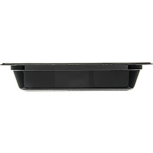 Carlisle FoodService Products 10420B03 StorPlus High Heat Food Pan, 2.5" Deep, Half Size, Black