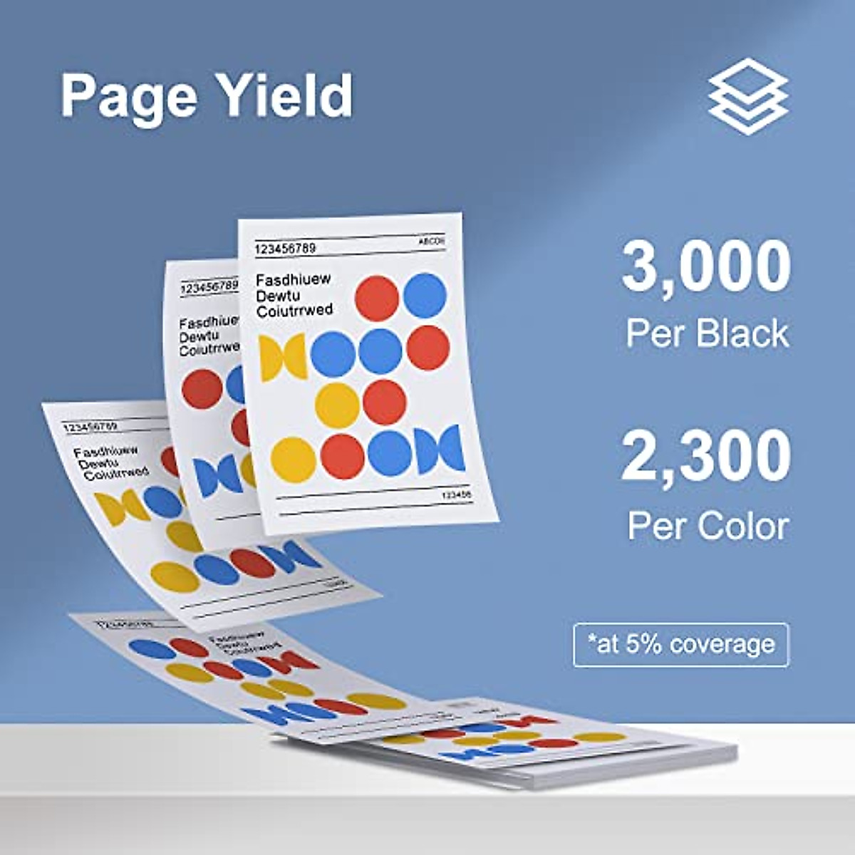 TEINO Compatible Toner Cartridge Replacement for Brother TN227 TN-227 TN223 use with Brother Brother MFC-L3770CDW, MFC-L3710CW, MFC-L3750CDW, HL-L3270CDW, HL-L3290CDW, HL-L3230CDW TN227 (5-Pack)