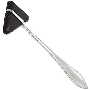 Primacare DH-3692 Taylor Neuro Hammer with Stealth Black Head, Stainless Steel Percussion Reflex Hammers, Doctor and Surgical Tools, Medical Supplies for Surgeons and Nurses, 7.5"