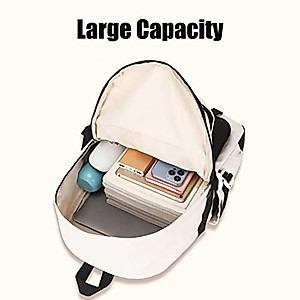 Dalicoter Genshin Impact Backpack Lumine Cosplay Backpack Business Travel Laptop Backpack School Bag With Gift