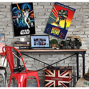 18 PCS Vintage Movie Posters for Theater Room Wall Decor, Retro Posters for Room Aesthetic 90s, Film Room Decor Posters Unframed 8x12 Inch