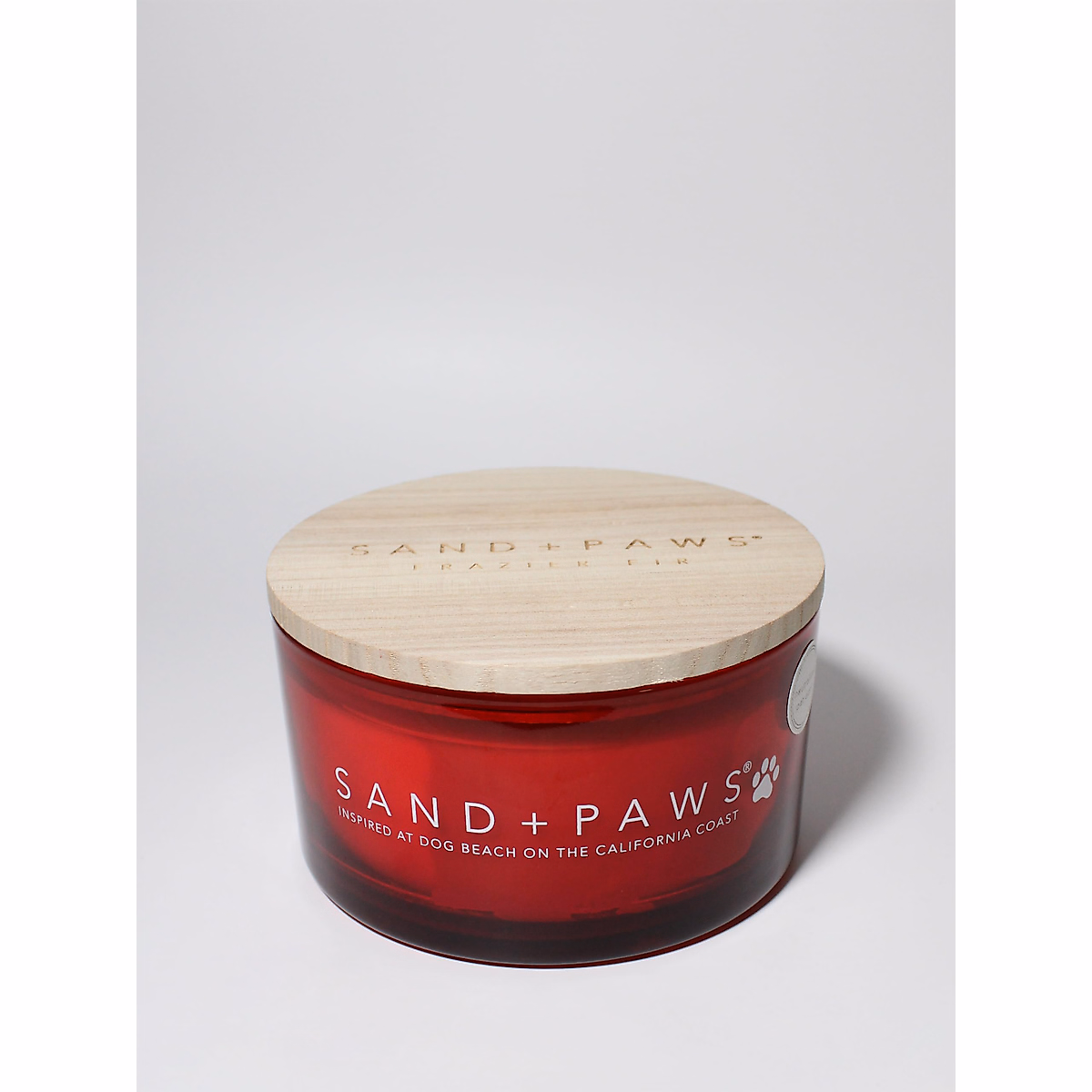 Sand + Paws Scented Candle - Frazier Fir – Additional Scents and Sizes – 100% Cotton Lead-Free Wick - Luxury Air Freshening Jar Candles - Perfect Home Decor – 23oz