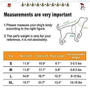 Filhome Puppy Dog Christmas Reindeer Costume, Pet Cat Elk Costume Hoodie Christmas Winter Coat Clothes Xmas Outfit Apparel for Party Cosplay Xmas Pet Dress Up(Red Plaid/L)