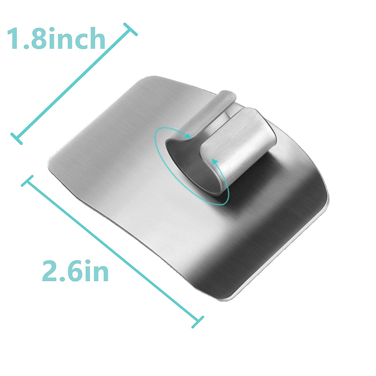 NAMERDA Finger Guards For Cutting, 2PCS Kitchen Tool Stainless Steel Finger Guard Finger Protector, Avoid Hurting When Slicing and Dicing Kitchen Safe Chop Cut Tool