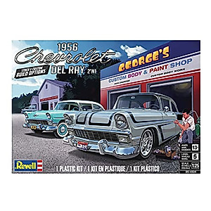 Revell 85-4504 1956 Chevy Del Ray 2N1 Model Car Kit 1:25 Scale 153-Piece Skill Level 5 Plastic Model Building Kit , Blue