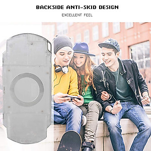 Socobeta Game Console Shell Replacement Game Console Housing Set with Buttons Kit Compatible with PSP 1000(Clear)