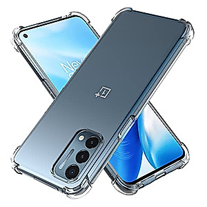 Foluu for OnePlus Nord N200 5G Case, for OnePlus Nord N200 5G 2021 Phone Case Clear, Scratch Resistant TPU Rubber Soft Skin Silicone Protective Cover for OnePlus Nord N200 5G 2021 (Crystal Clear)