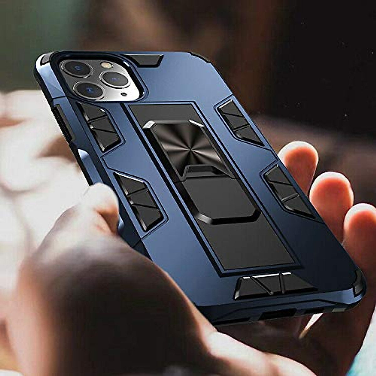 Gorilla Gadgets] Military Grade Shockproof Kickstand Phone Case for iPhone 11 Silver