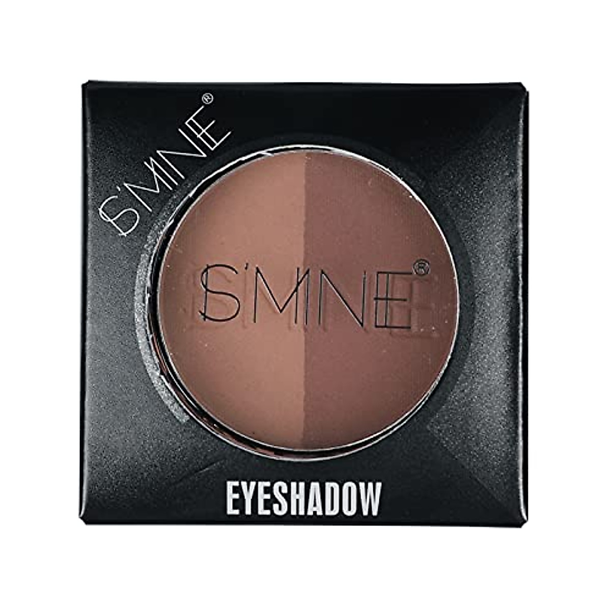 IS'MINE Single Duo Matte Eyeshadow, Dual Color, Longwear, Red Light Brown Eye Makeup for Day & Night