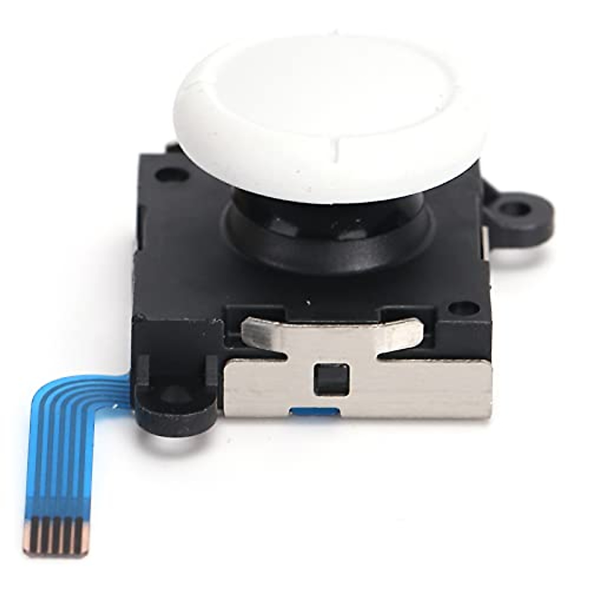 Joystick Button Module, Easy to Install Portable Lightweight Thumb Stick Comfortable for Switch Lite Controller(White)