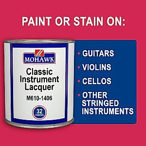 Mohawk Finishing Products Classic Instrument Lacquer, Clear Gloss, M610-1406, 1 Quart