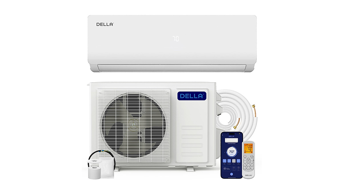 DELLA 12000 BTU Mini Split AC - Smart & Energy Efficient