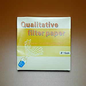 Deschem 15cm 10-15μm Qualitative Filter Paper OD=150mm Slow Speed 100 Pcs/Lot