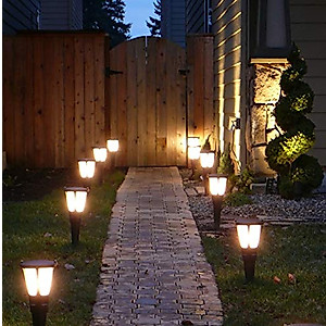 Neanete Low Voltage Landscape Replacement led Light Bulb 12v T5 T10 Wedge Base 25W Equivalent 1.5W 240lm for Garden Path Light Deck Light,Walkway Lawn Light warmwhite 3000K Pack of 6