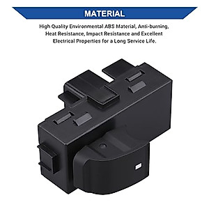 Obaee 2pcs Passenger Power Window Switch Control Button, Compatible with 2008-2011 Chevrolet HHR/2007-2013 Chevrolet Silverado/Suburban/GMC Sierra/Yukon/Buick Lucerne, Replaces 25877776 22895545