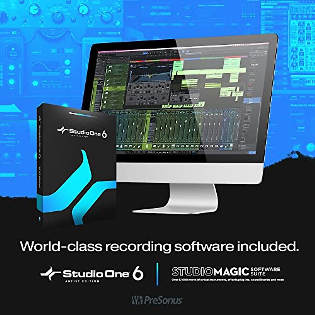 PreSonus StudioLive AR12c 14-Channel USB-C Hybrid Digital/Analog Performance Mixer, Unpowered