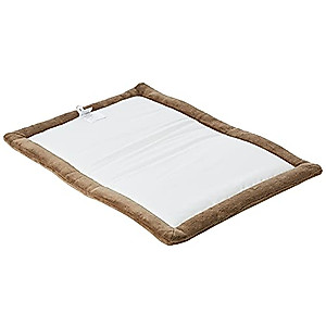 Midwest Homes for Pets Deluxe Micro Terry Pet Bed, Dog Bed & Crate Mat, Taupe