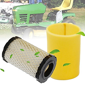 SYOWADA 2 Pcs Air Filter Replacement For BS 5421 5428 992376 590825 591334 594201 796031 Filter Element, 31A607 Air Filter Replacement For John Deere Gy21435 Miu13038 Miu13963