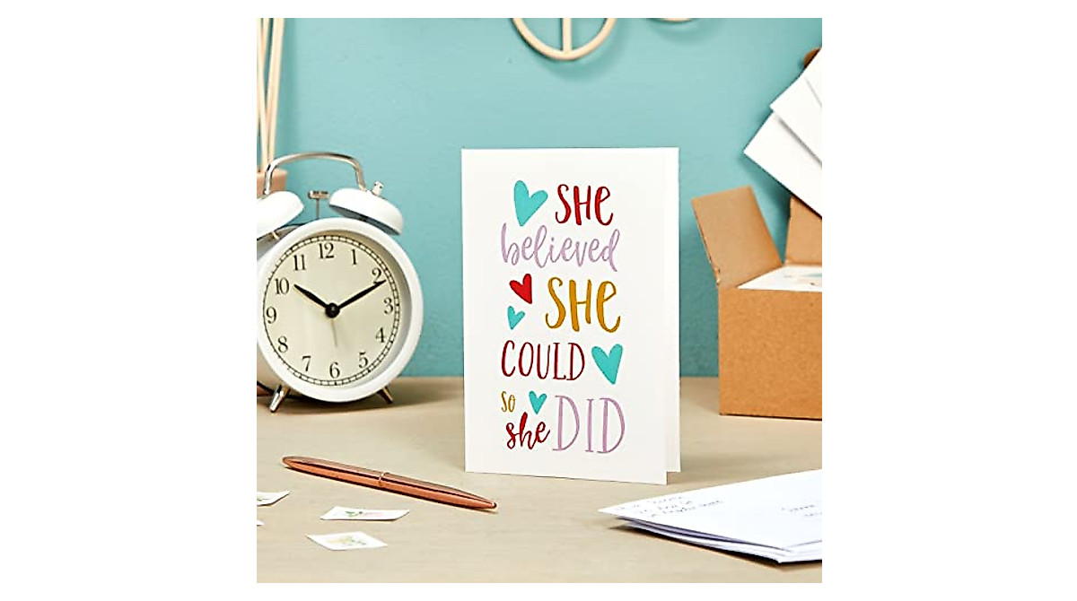 Motivational Cards Pack with Positive Quotes & Envelopes - 48 Pieces