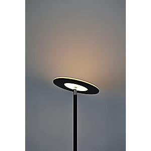 J&V Showroom LED Sky Floor Lamp -Dimmable Modern Design LED Floor Lamp for Living Room, Bedroom, Porch, Office, Study Room, Hotel, Black