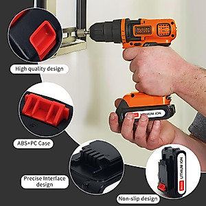 GWELEC 2-Pack 20V 4.0Ah Lithium Battery for Black and Decker 20 Volt MAX Replacement Battery Compatible with LBXR20 LB20 LBX20 LBX4020 LB2X4020 Tools 4000mah