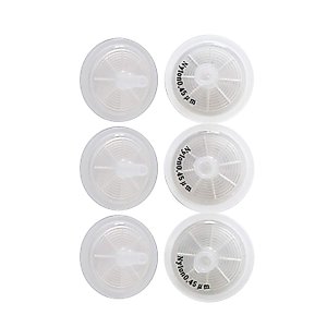 Syringe Filters [Hydrophilic Nylon Membrane] Non-sterilized 25mm Diameter 0.45μm Pore Size for Laboratory Filtration by Allpure Biotechnology (Nylon, Pack of 100)