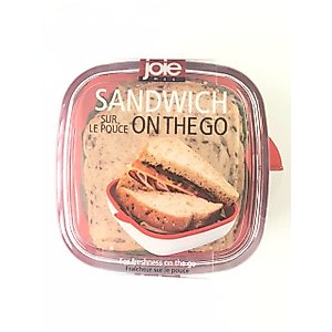 Sandwich on the go container