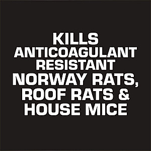 Tomcat Bromethalin Place Pacs Bait, Pest Control for Agricultural Buildings and Homes, Kill Rats and Mice