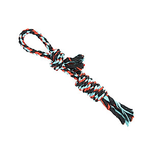 AARON LEATHER GOODS VENDIMIA ESTILO Dog Chew Toys, Heavy Duty Dental Dog Rope Toys Kit for Small - Medium Dogs,2 Knots Indestructible Dog Toys, Cotton Puppy Teething Chew Tug Toy