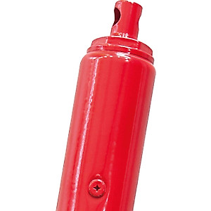 Big Red 3 Ton Hydraulic Long Ram Jack with Single Piston Pump and Clevis Base (Fits: Garage/Shop Cranes, Engine Hoists, and More) w/Handle, Red, A41417R