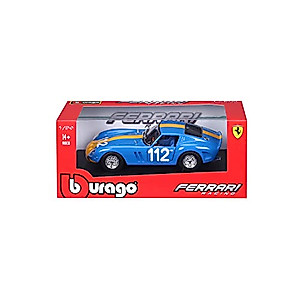 Bburago 1962 Ferrari 250 GTO 1: 24 Scale Die-cast Model, Blue