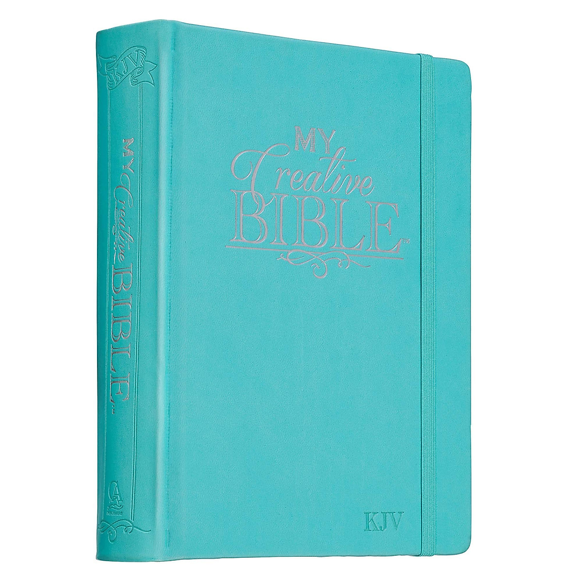 KJV Holy Bible, My Creative Bible, Faux Leather Hardcover - Ribbon Marker, King James Version, Teal w/Elastic Closure (KJV Creative Editions)