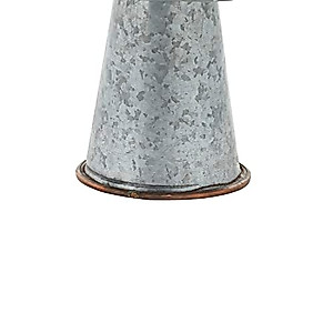 Deco 79 Metal Galvanized Cake Stand, Set of 3 9", 13", 15"W, Gray