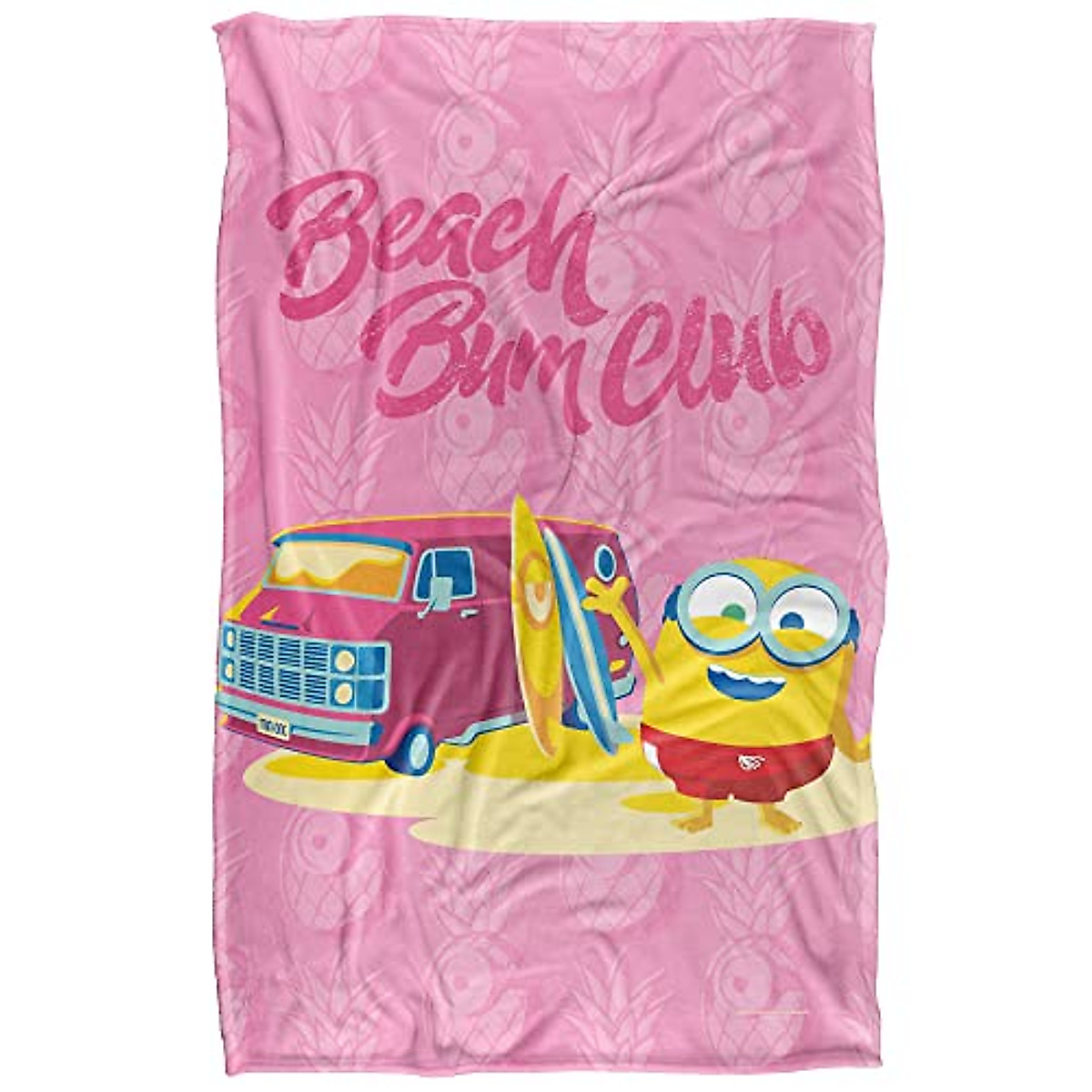 Minions Beach Bum Bob Silky Touch Super Soft Throw Blanket 36" x 58"