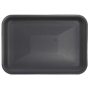 Black Foam Trays - 8 1/4" L x 5 3/4" W x 5/8" H