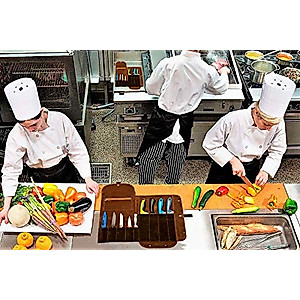 MiM Houston Chef's Knife Roll Chef Knife Bag Knife Bag Backpack (Cross Body) Knife Bag for Chefs Unique Gift For Him Limited Edition