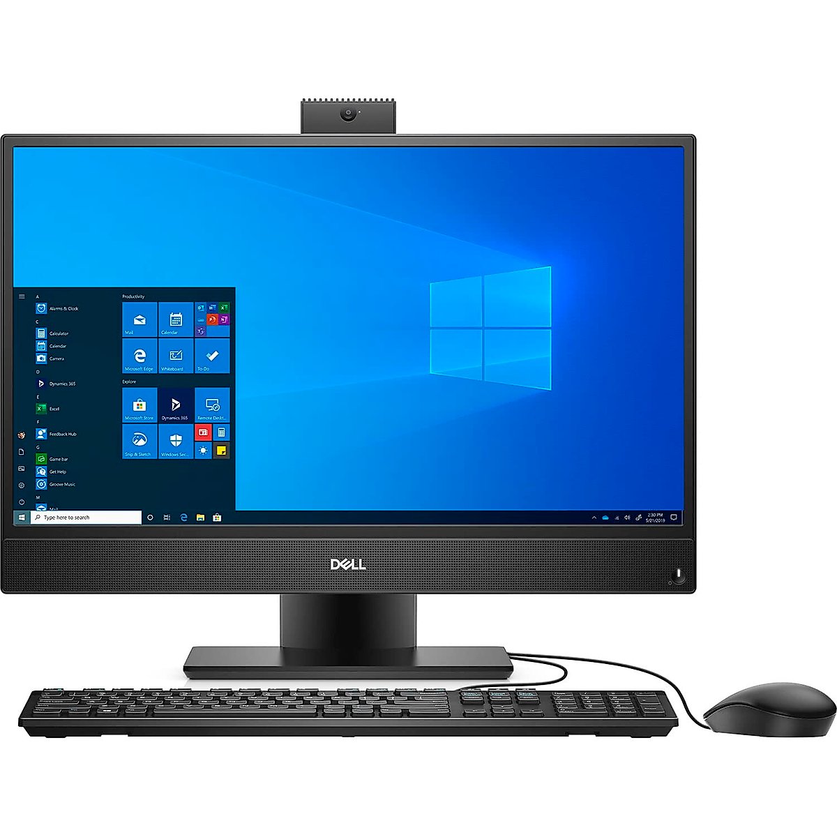 Dell OptiPlex 3280 21.5" Full HD All-in-One Desktop Computer - 10th Gen Intel Core i5-10500T 6-Core up to 3.80 GHz Processor, 8GB DDR4 RAM, 256GB NVMe SSD, Intel UHD Graphics 630, Windows 10 Pro