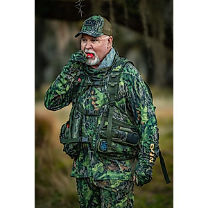 Nomad Mens Fingerless Turkey Glove | Camo Fingerless Hunting Glove, Mossy Oak Shadowleaf, Large-X-Large