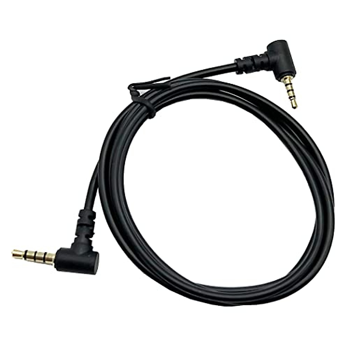 Seadream 3.5mm to 2.5mm Audio Cable 2Pack 3.3FT Double Angled 90 Degree 1/8" 3.5mm TRRS Jack Male to 2.5mm TRRS Jack Male Stereo Audio Mic Aux Cord Cable