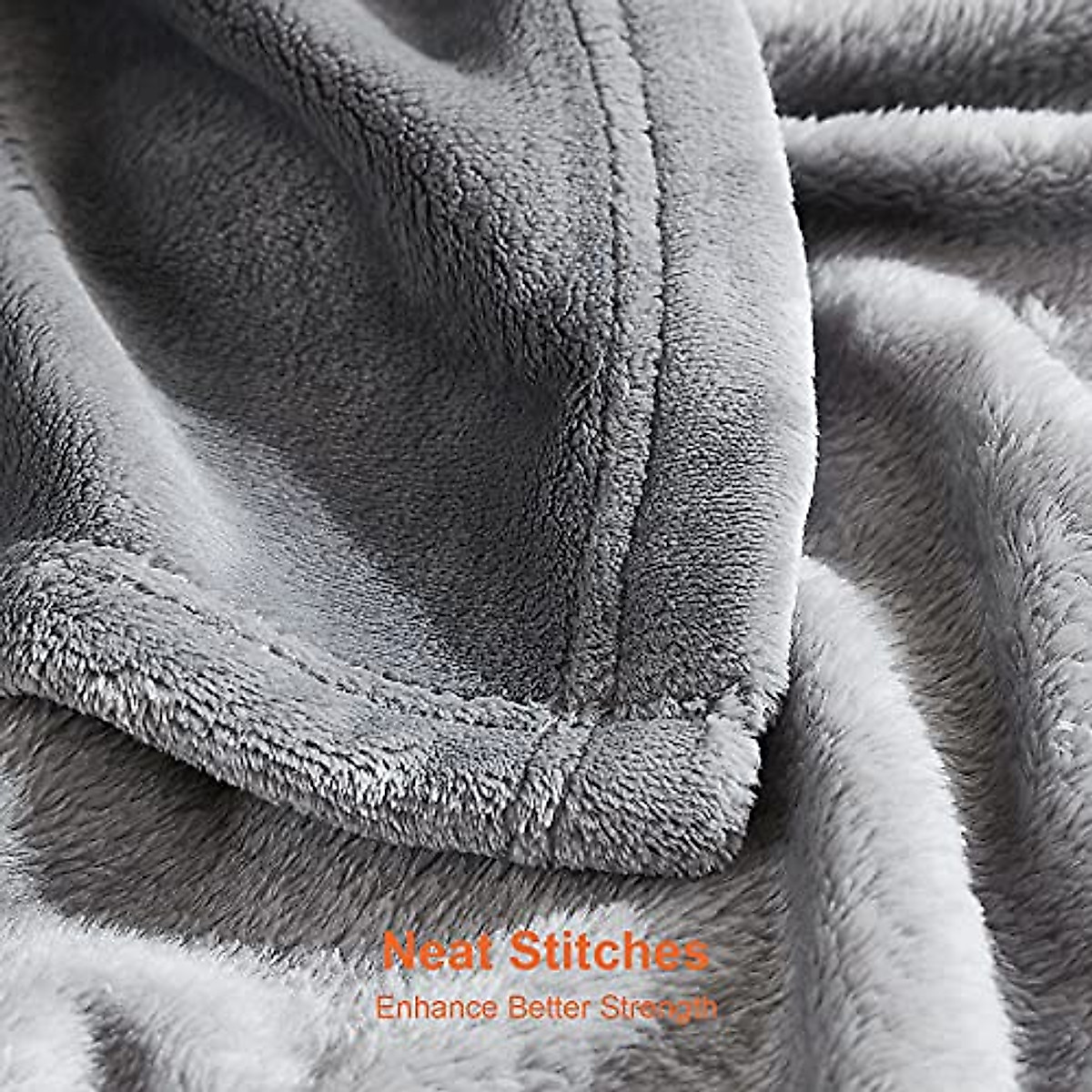EHEYCIGA Blanket for Men & Women Grey Standard Size 35 Inches